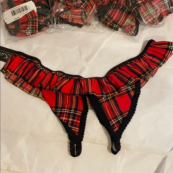 Intimates & Sleepwear | Open Crotch Plaid School Girl Panty | Poshmark